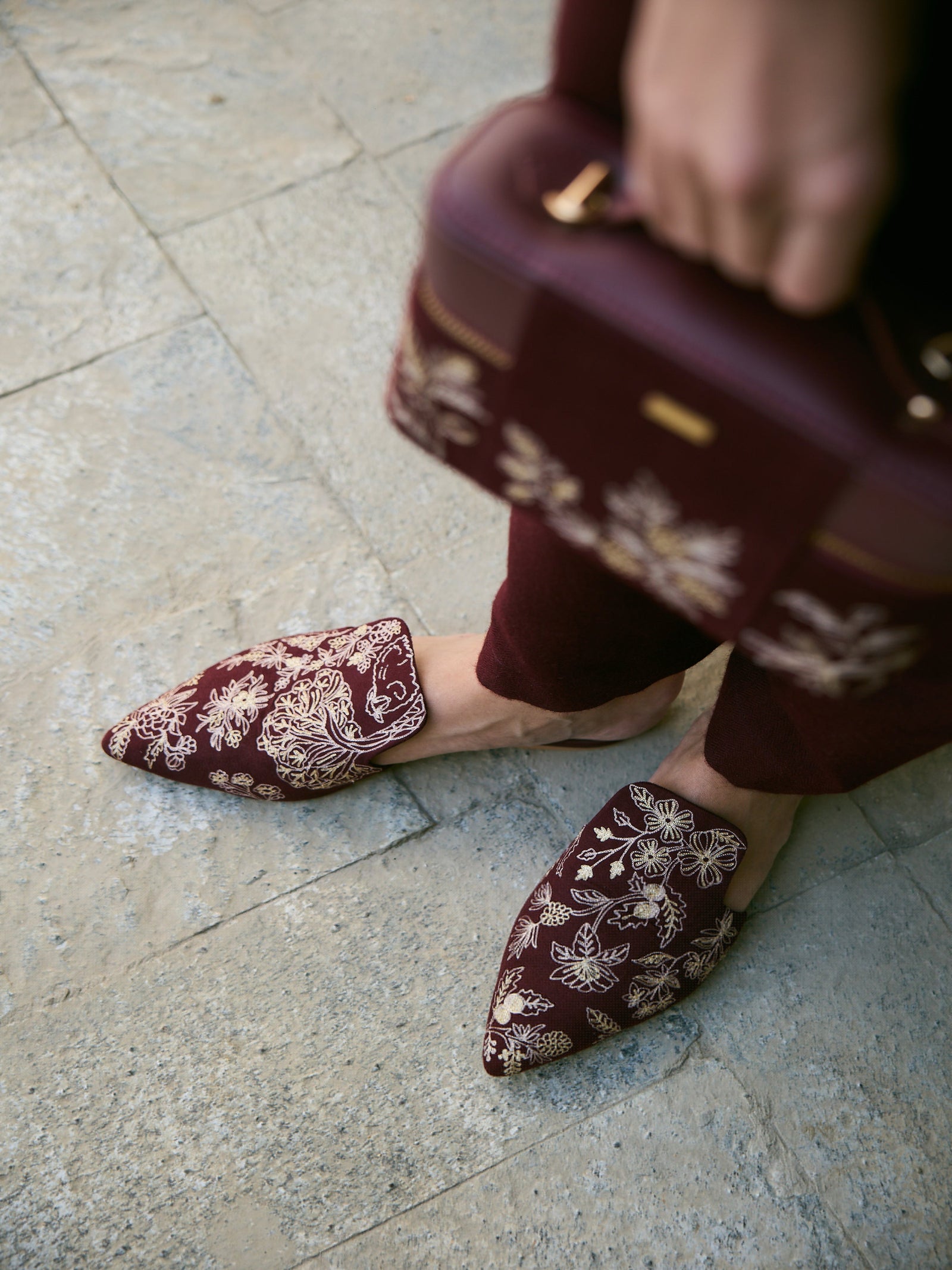 Modern Ethnic Mules | Comfy Mules For Women | Needledust