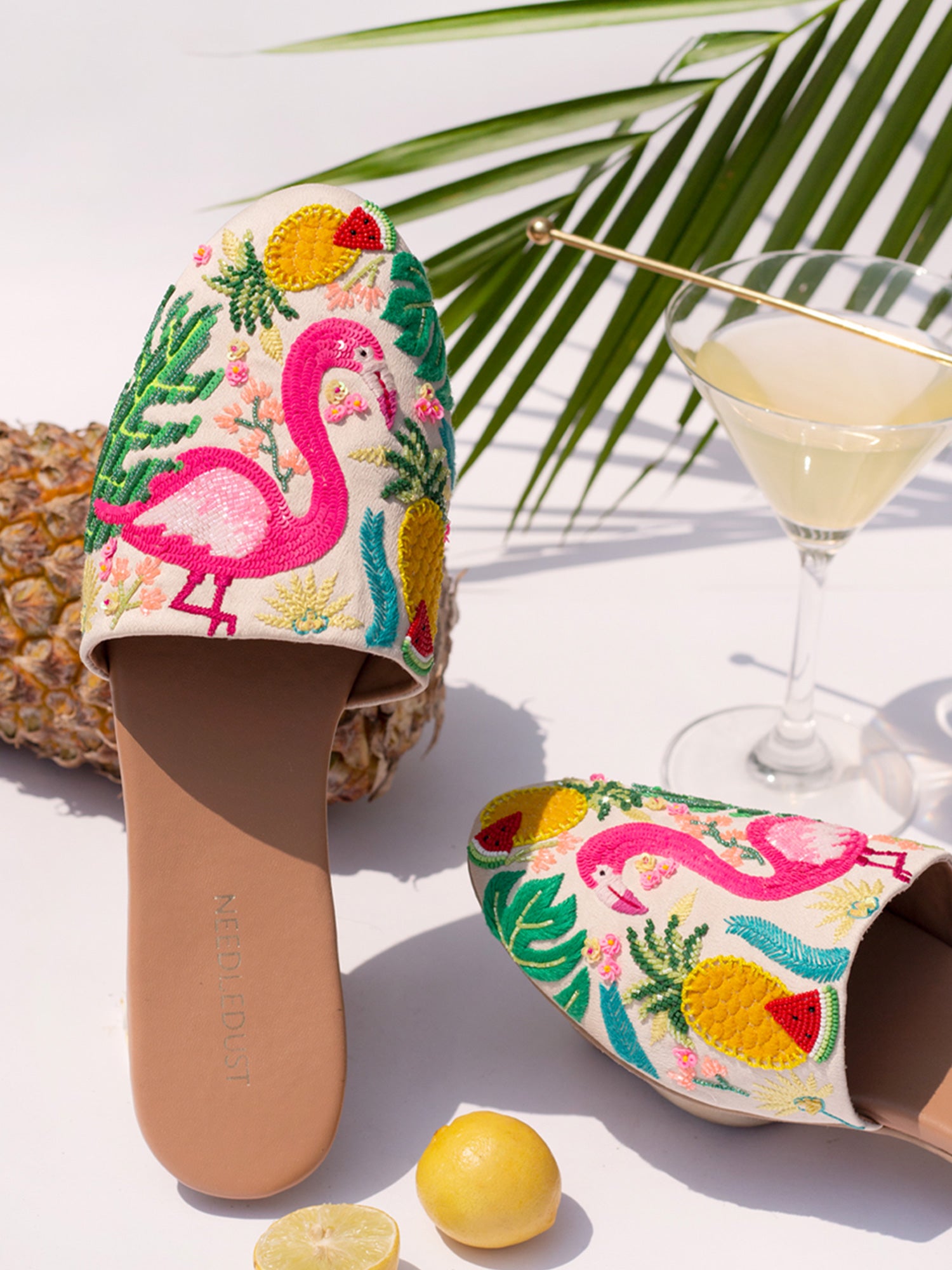 Modern Ethnic Mules | Comfy Mules For Women | Needledust